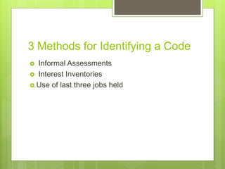 johnhollandsvocationalchoicetheory-120430204434-phpapp02.ppt