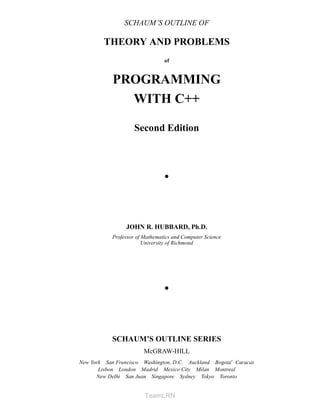 John Hubbard - Schaum's Outline of Programming with C-McGraw-Hill (2000 ...
