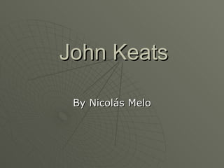 John Keats | PPT