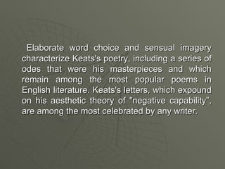 John Keats | PPT