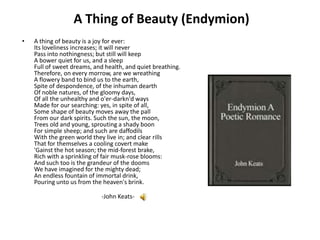 John keats | PPTX
