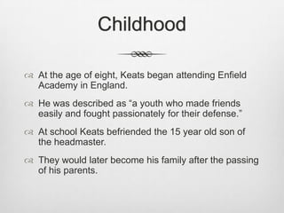 John keats | PPTX