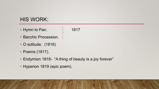 John keats | PPTX