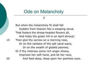 John keats (1795 – 1821) | PPT