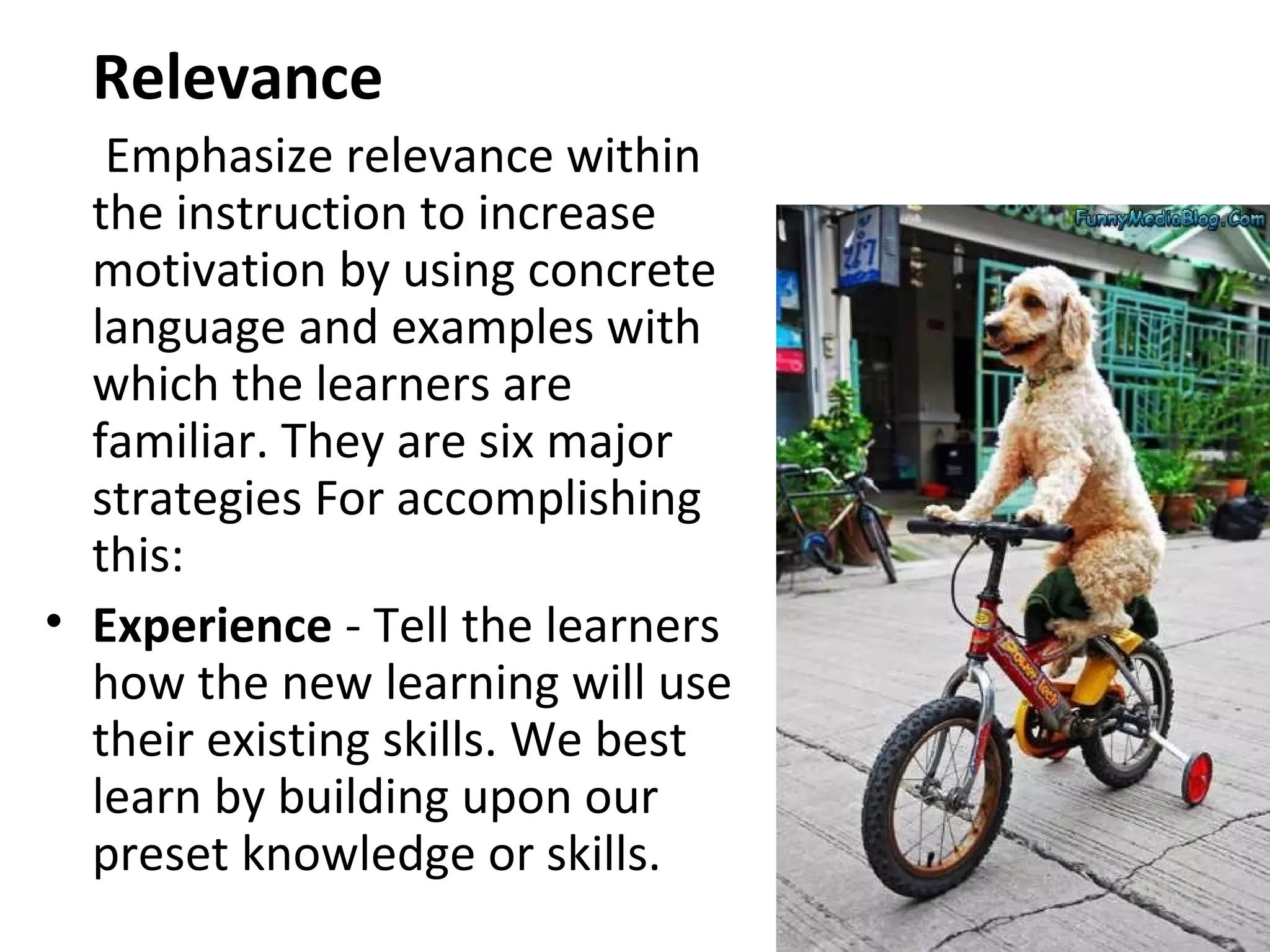 John keller's arcs model of motivational design - PPT | PPT