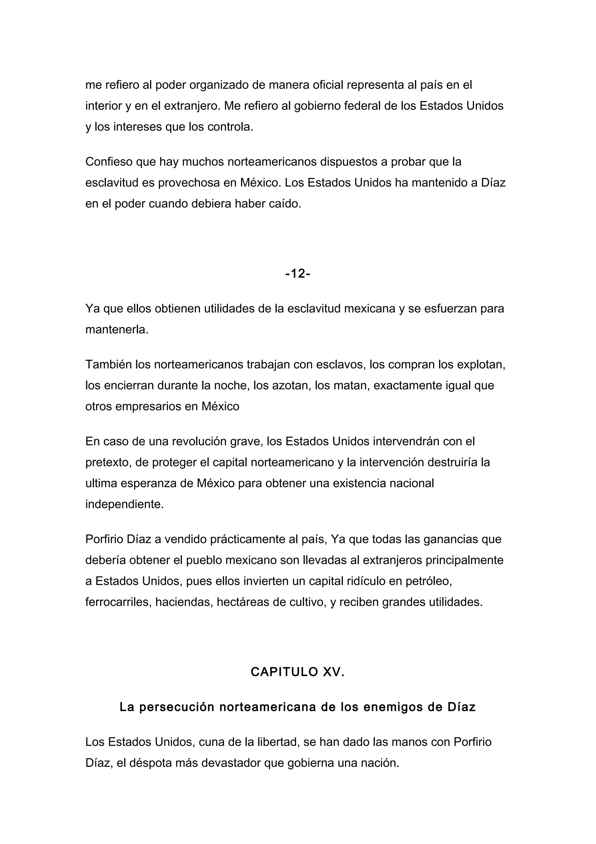 México Bárbaro de John kenneth Turner (Resumen por capitulos) | DOC