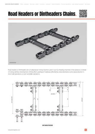 John King Mining catalog conveying chain & Sprocket | PDF