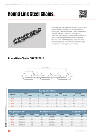 John King Mining catalog conveying chain & Sprocket | PDF