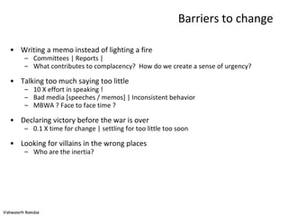 John kotter steps to change mgmt My notes | PPT