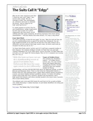 John LaCroix's selected press clippings | PDF