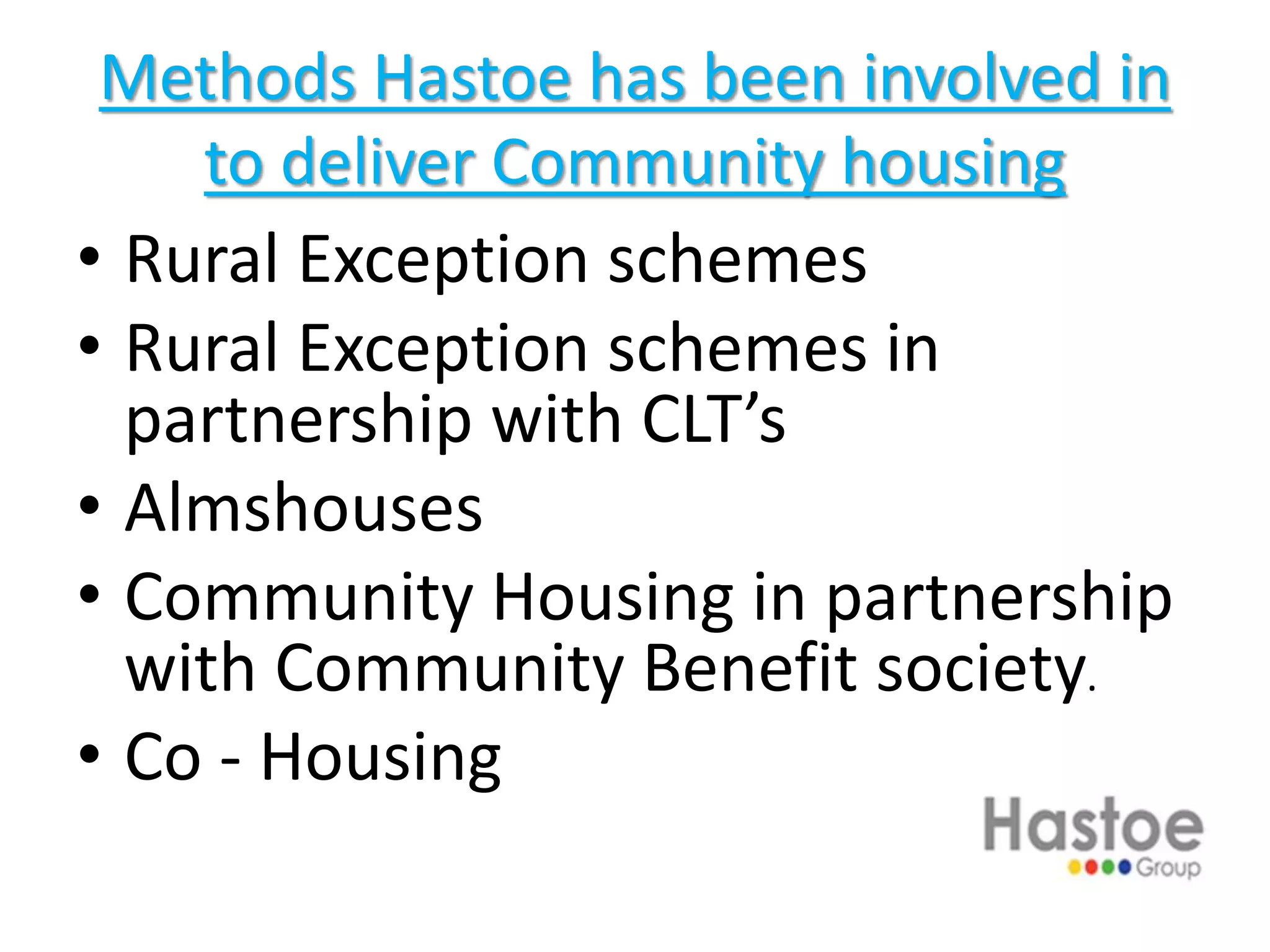 A Housing Association's Perspective | PPTX