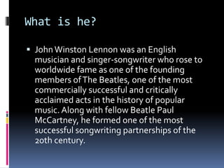 John lennon | PPT
