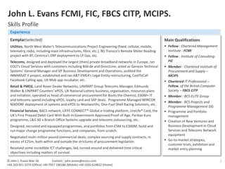 John L. Evans, FCMI, FIC, FBCS CITP, MCIPS. | PDF