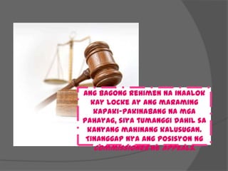 John Locke by: Joanne Kaye Miclat 2F | PPTX