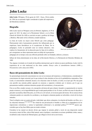 John locke | PDF