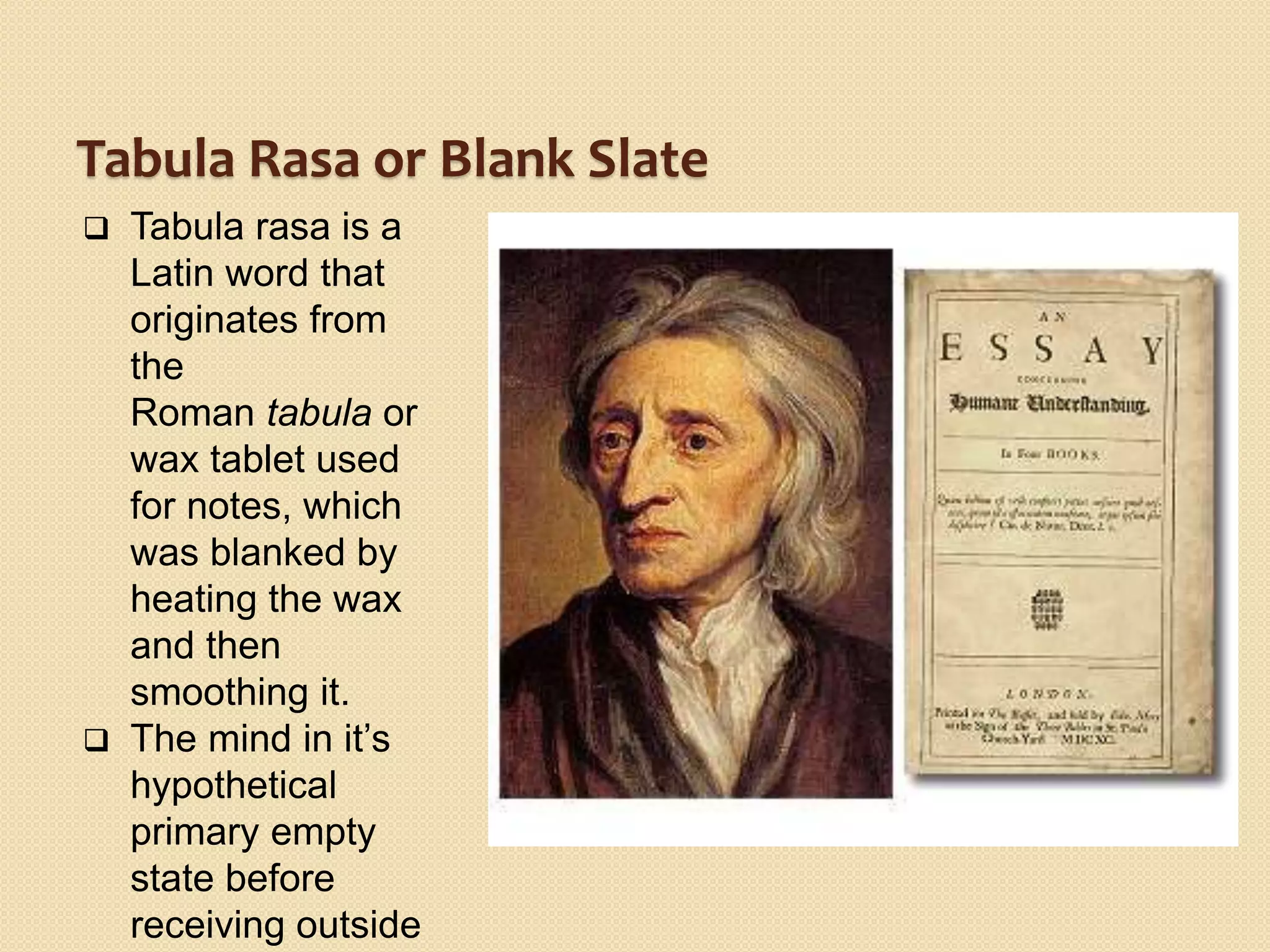 John Locke philosophy of man | PPTX