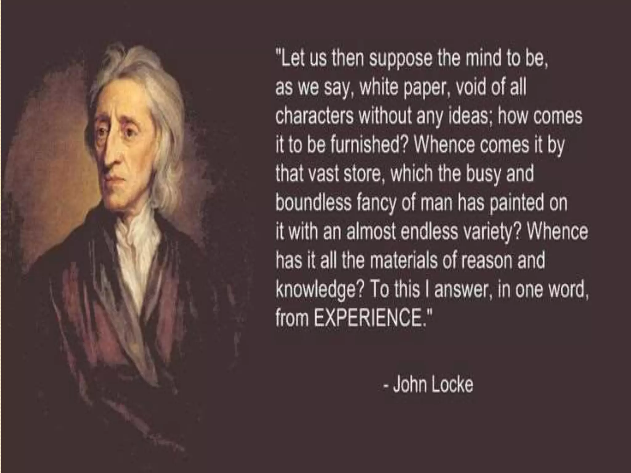 John Locke philosophy of man | PPTX