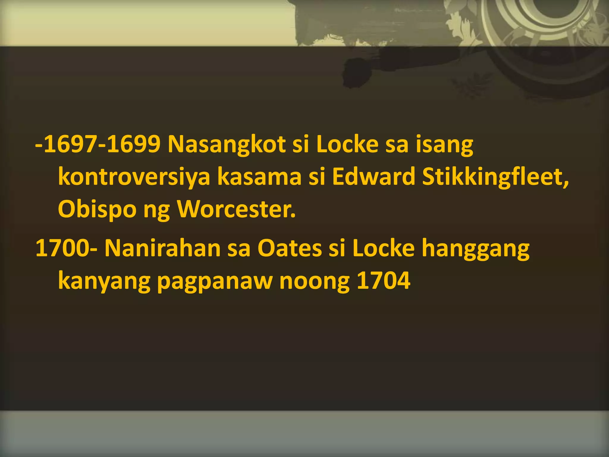 John locke (1632 1704) | PPTX