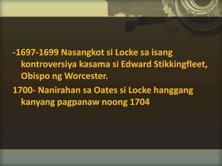 John locke (1632 1704) | PPTX
