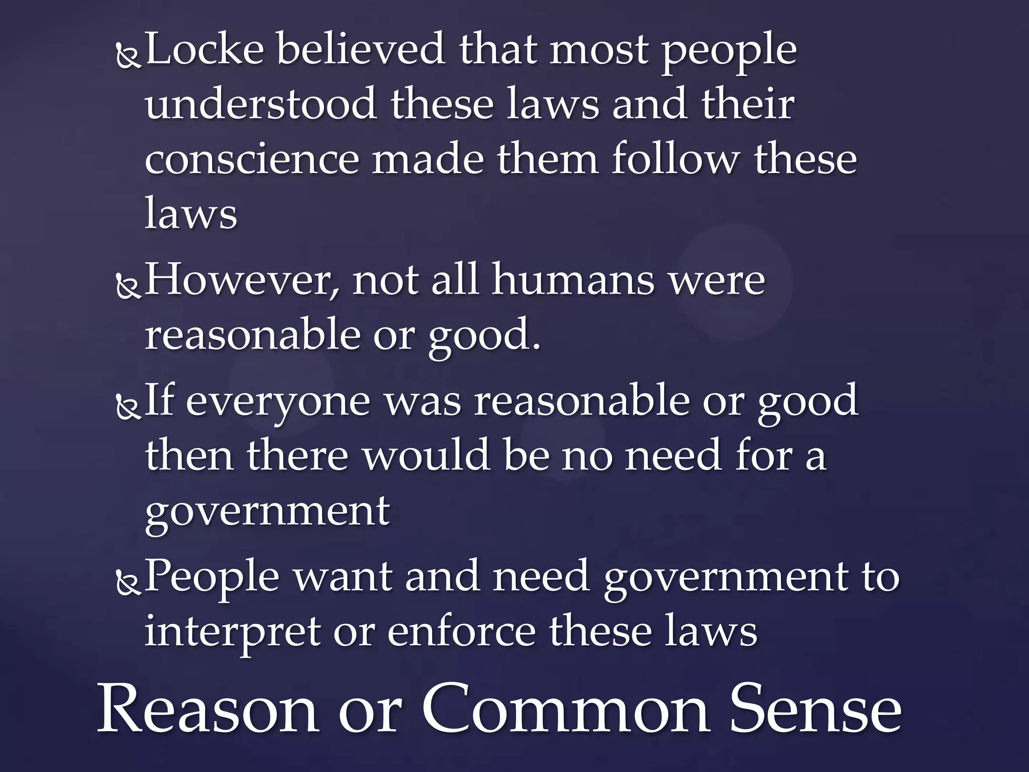 John locke and government | PPTX