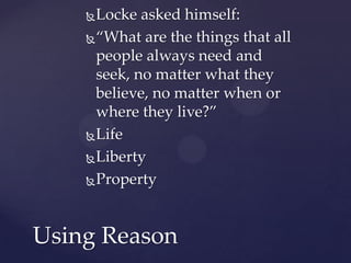 John locke and government | PPTX