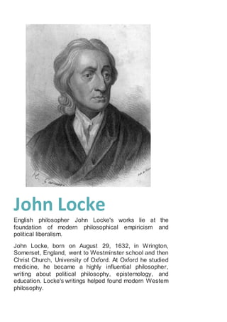 John locke biography | PDF