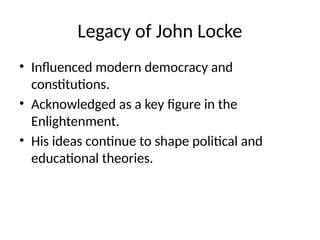 John_Locke_Biography HS_Presentation.pptx. | PPTX