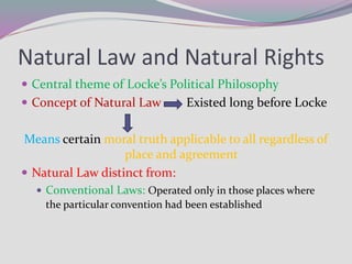 John Locke by Dr Md Nazeer Hussain | PPTX