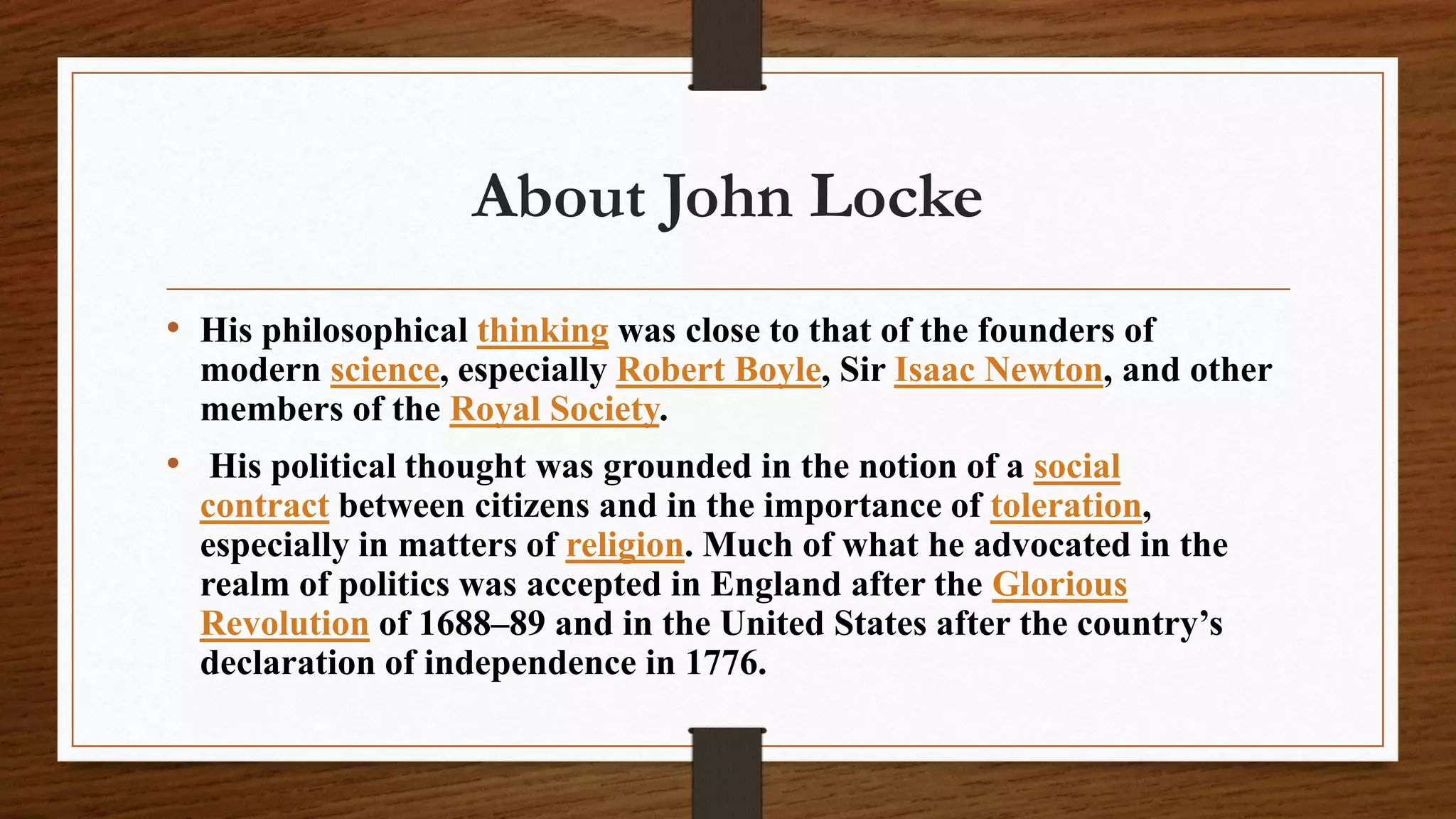 John locke philosophy of property | PDF