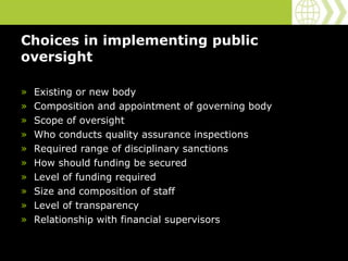 Auditing, Oversight and Quality Assurance | PPT
