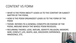 How to write a critical appreciation of a poem? | PPT
