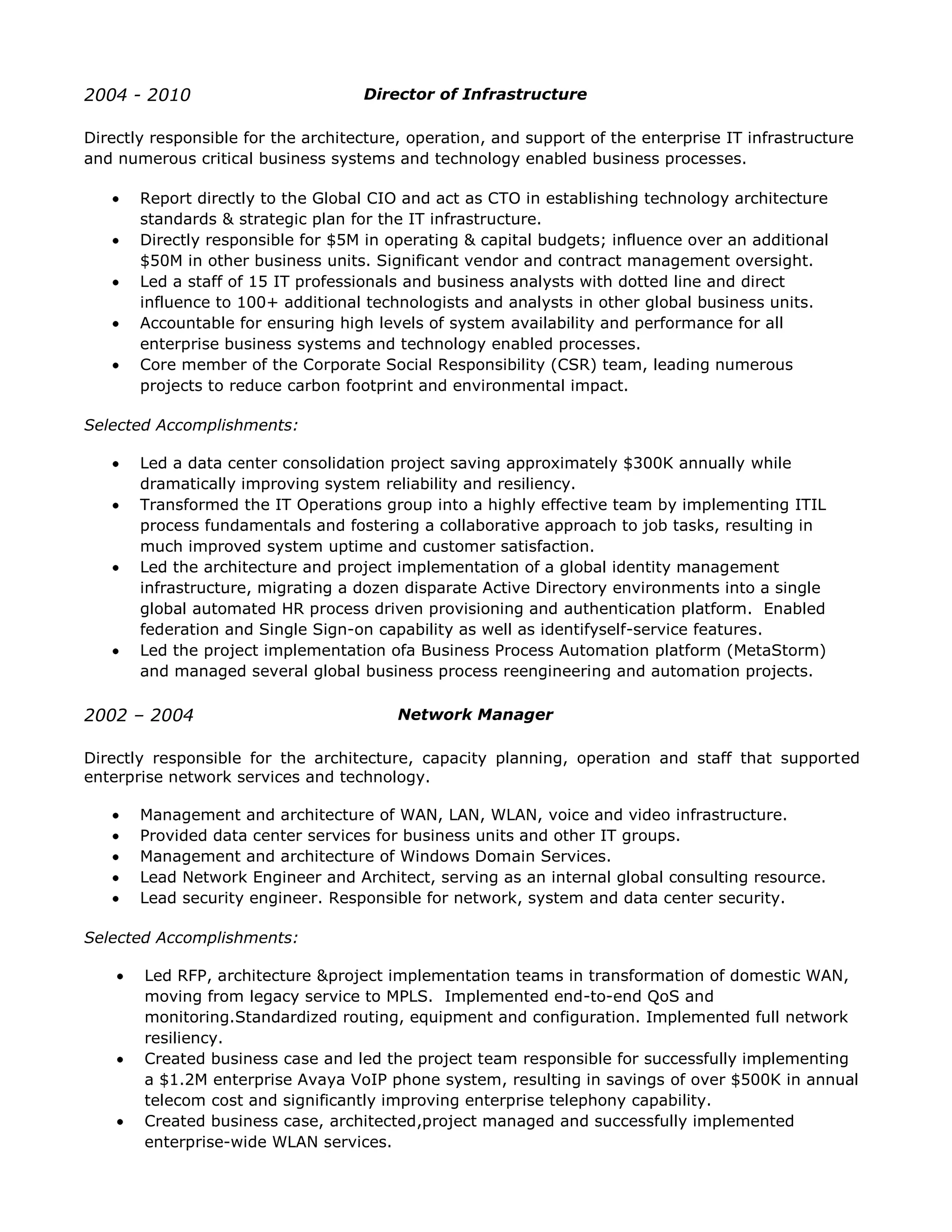 John marquart enterprise project manager | PDF