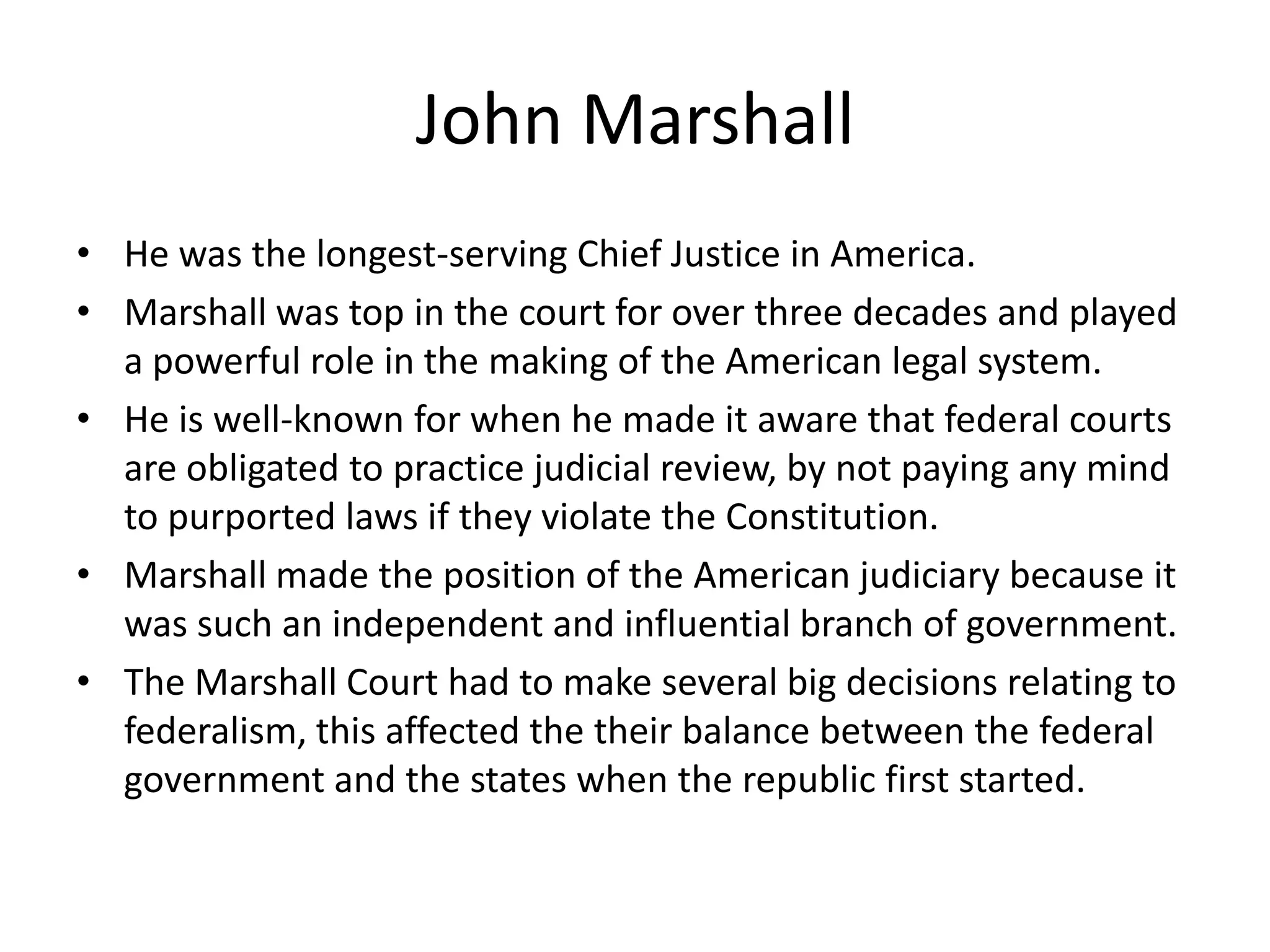 John marshall | PPTX