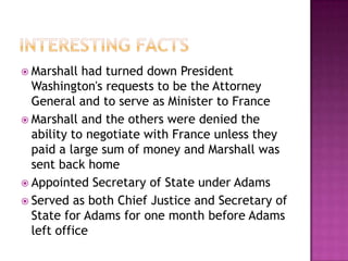 John marshall powerpoint | PPT