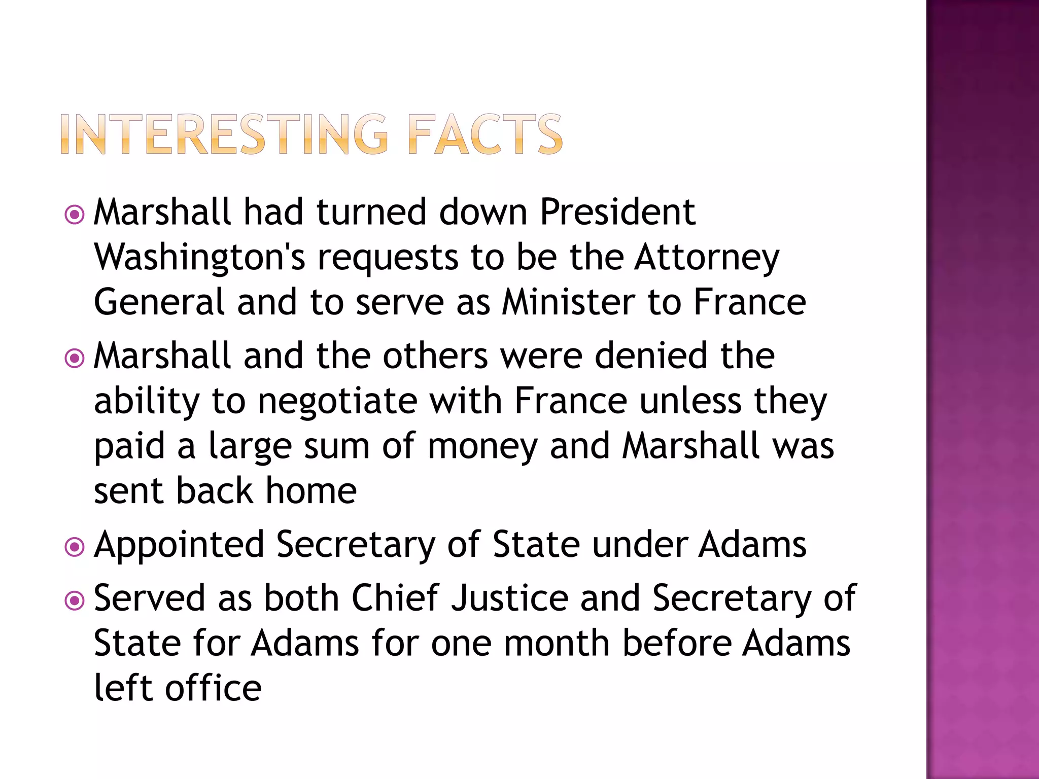 John marshall powerpoint | PPT