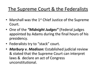 John Marshall & The National Bank | PPT