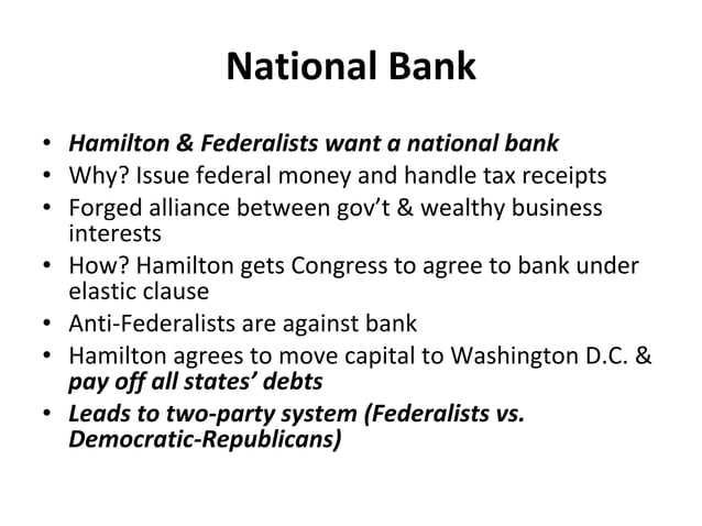 John Marshall & The National Bank | PPT