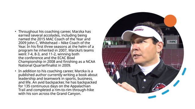 John Marzka head football coach for the United States Military Academy ...