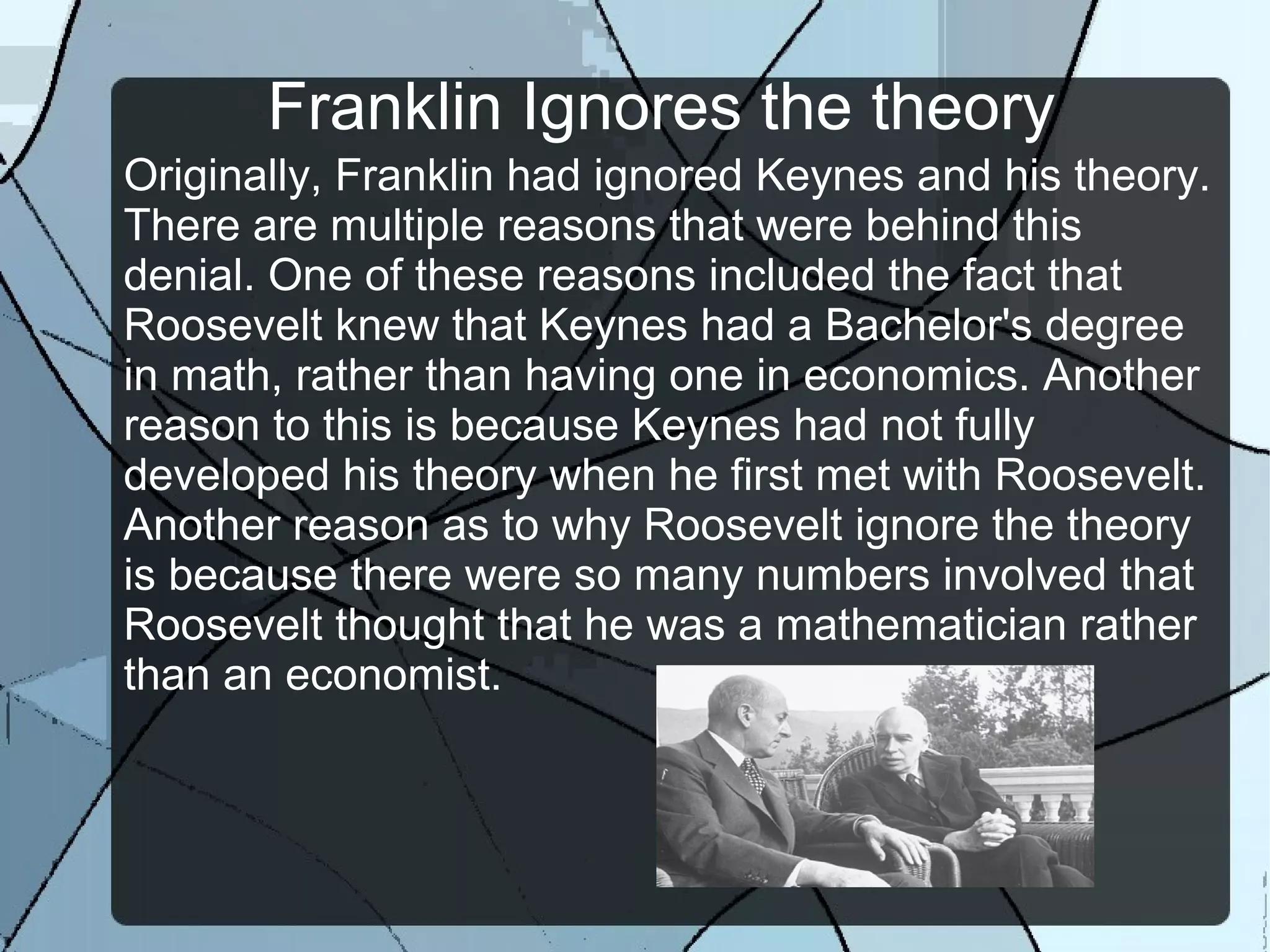 John maynard keyes project | ODP