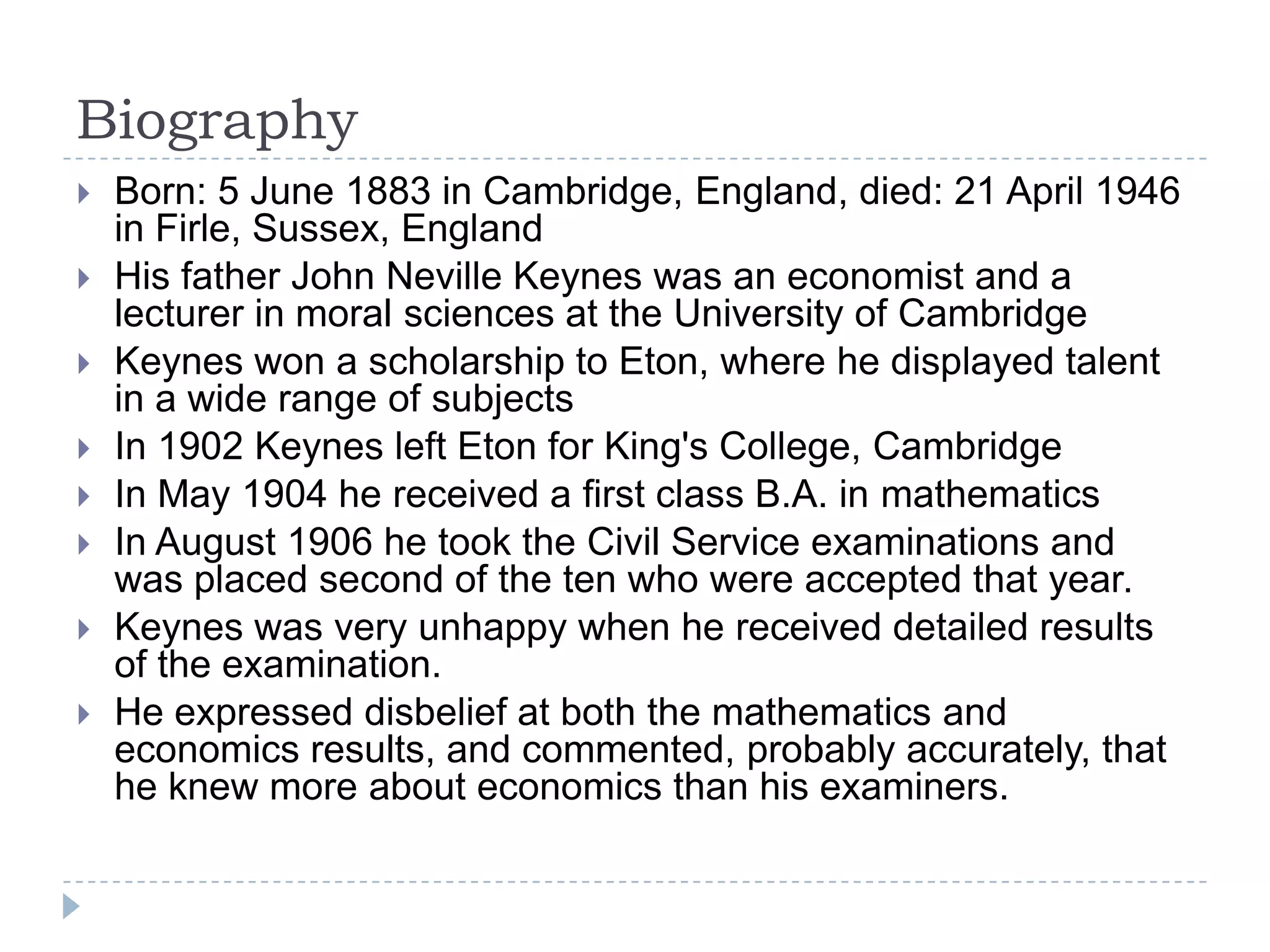 John Maynard Keynes | PPTX