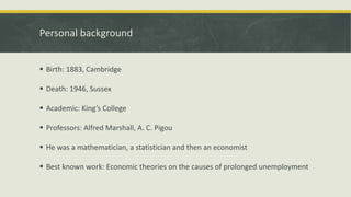 John Maynard Keynes | PPT