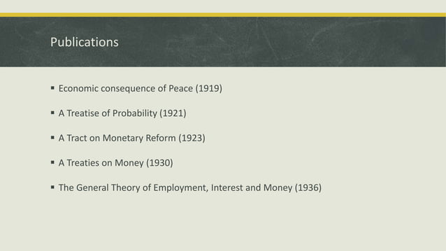 John Maynard Keynes | PPT