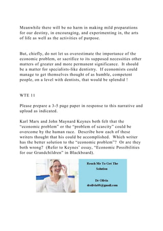 JOHN MAYNARD KEYNES, ECONOMIC POSSIBILITIES FOR OURGRANDCHILDR.docx ...