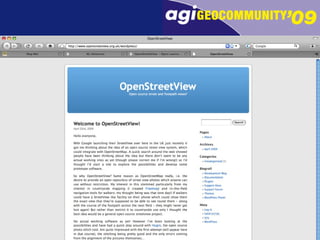 John Mc Kerrell: OpenStreetView | PPT