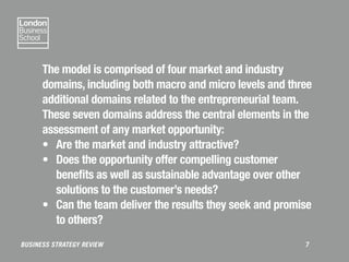 Seven Domains of Attractive Opportunities by John Mullins | PDF