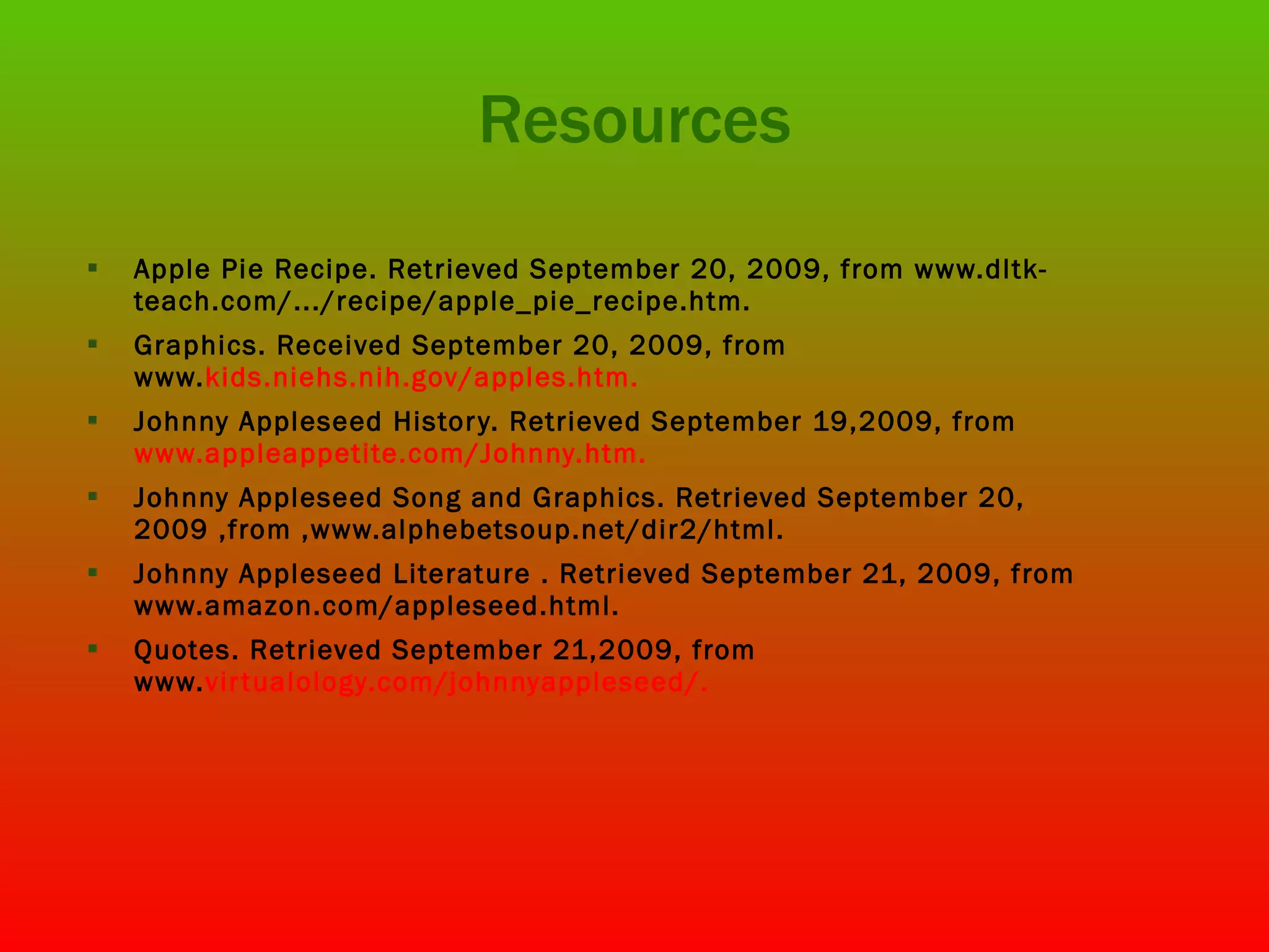 Johnny Appleseed | PPT