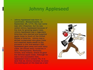 Johnny Appleseed | PPT