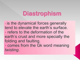 Diastrophism | PPTX