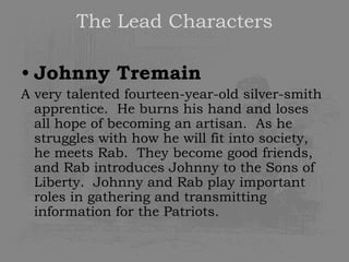 Johnny tremain | PPT