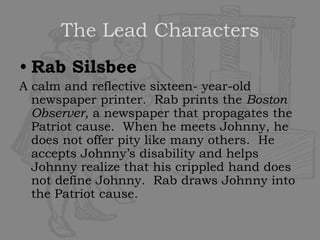 Johnny tremain | PPT